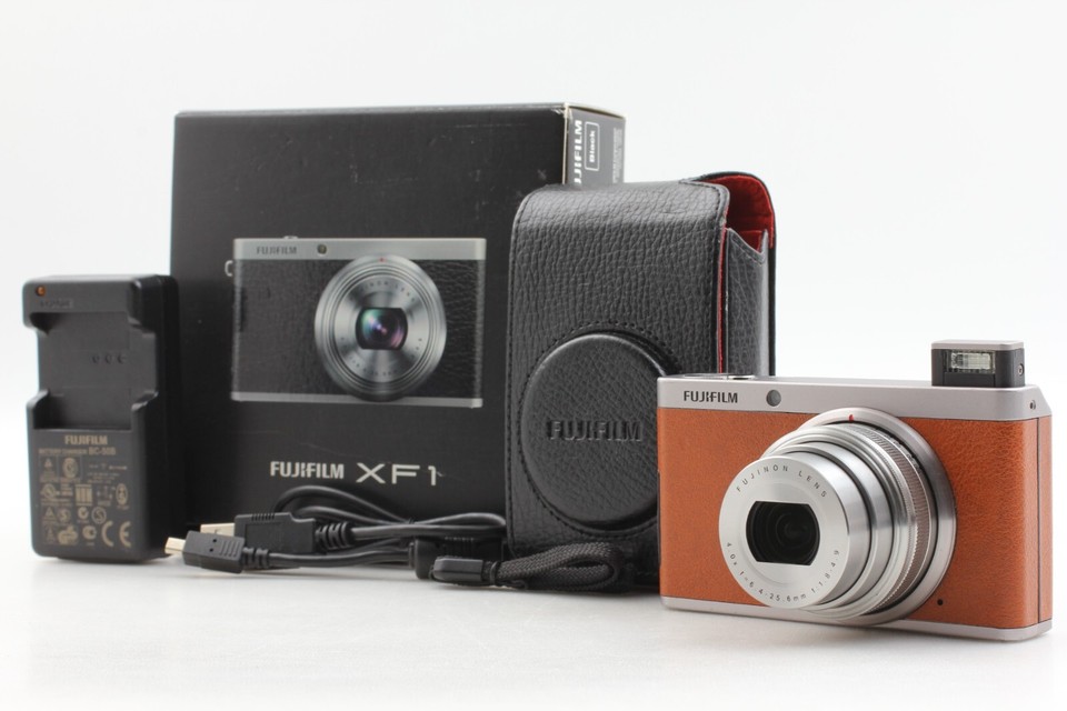 [NEAR MINT in Box] Fujifilm XF1 Brown 12.0MP Digital Camera Brown from ...