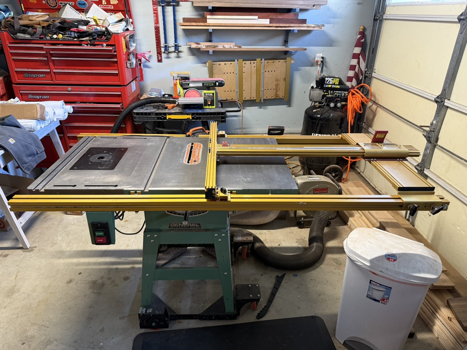 General International 10” Table Saw with Incra Fence and Joinery System ...