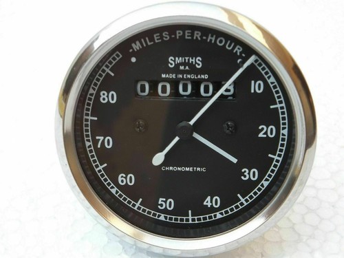 Smiths Speedometer 80 Mph Bsa Royal Enfield Norton Triumph | eBay