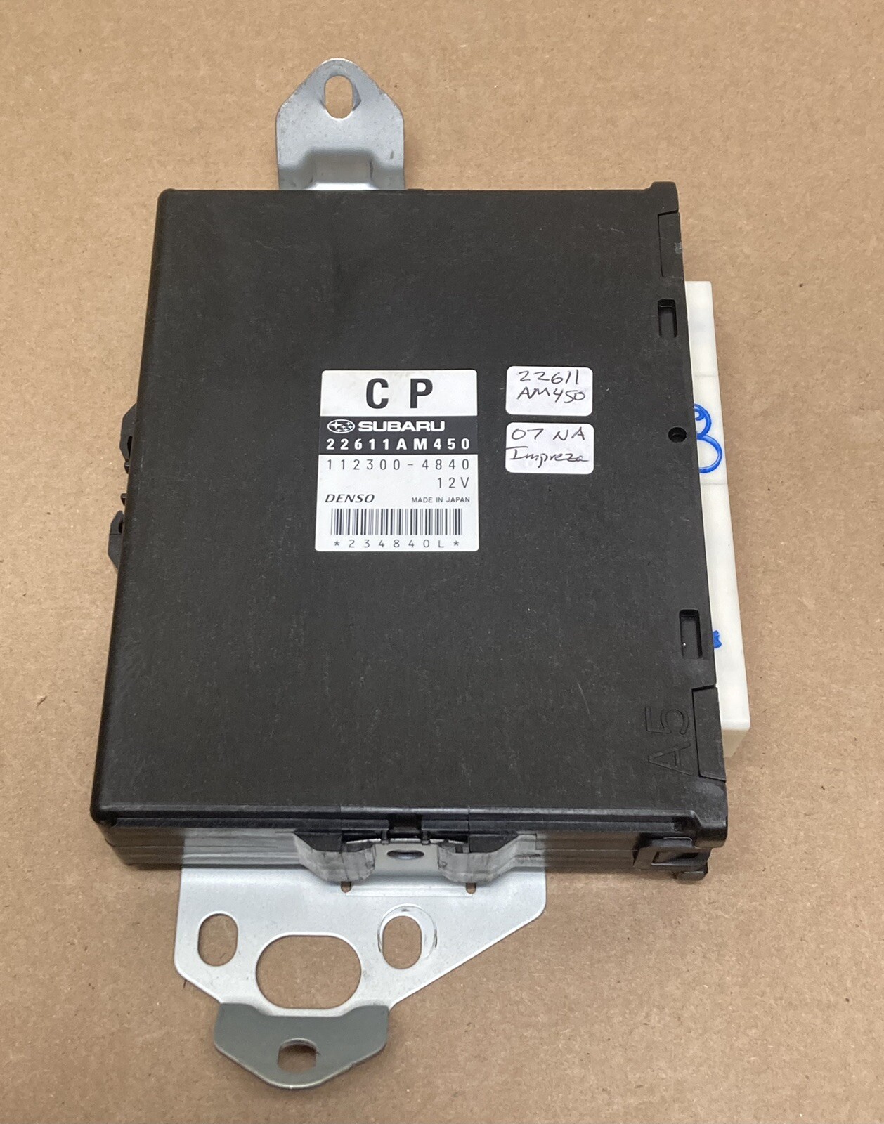 07 Subaru Impreza Sedan & Wagon ECU with EJ253 NA Engine and AT Trans ...