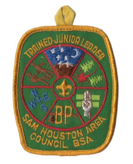 Trained Junior Leader Sam Houston Area Council BSA Patch YL Bdr. [VA ...