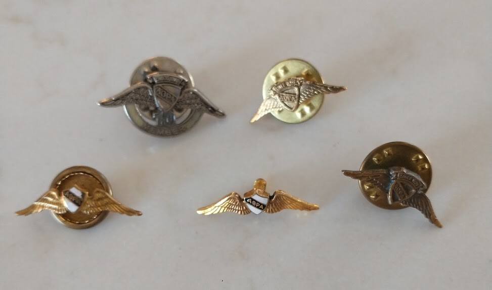 Vintage AOPA Lapel Pins - Aircraft Owners & Pilots Association-Group of ...