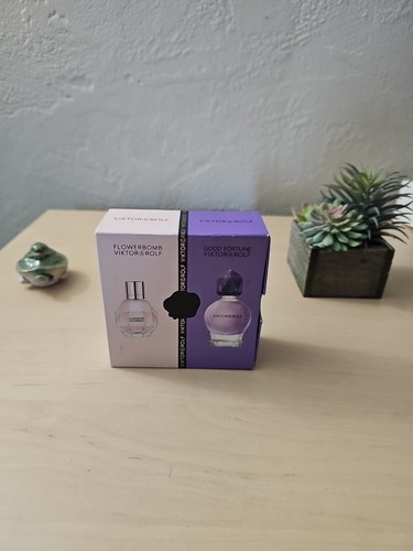Viktor & Rolf Good Fortune & Flowerbomb EDP MINI GIFT SET 2x.24 oz NEW ...