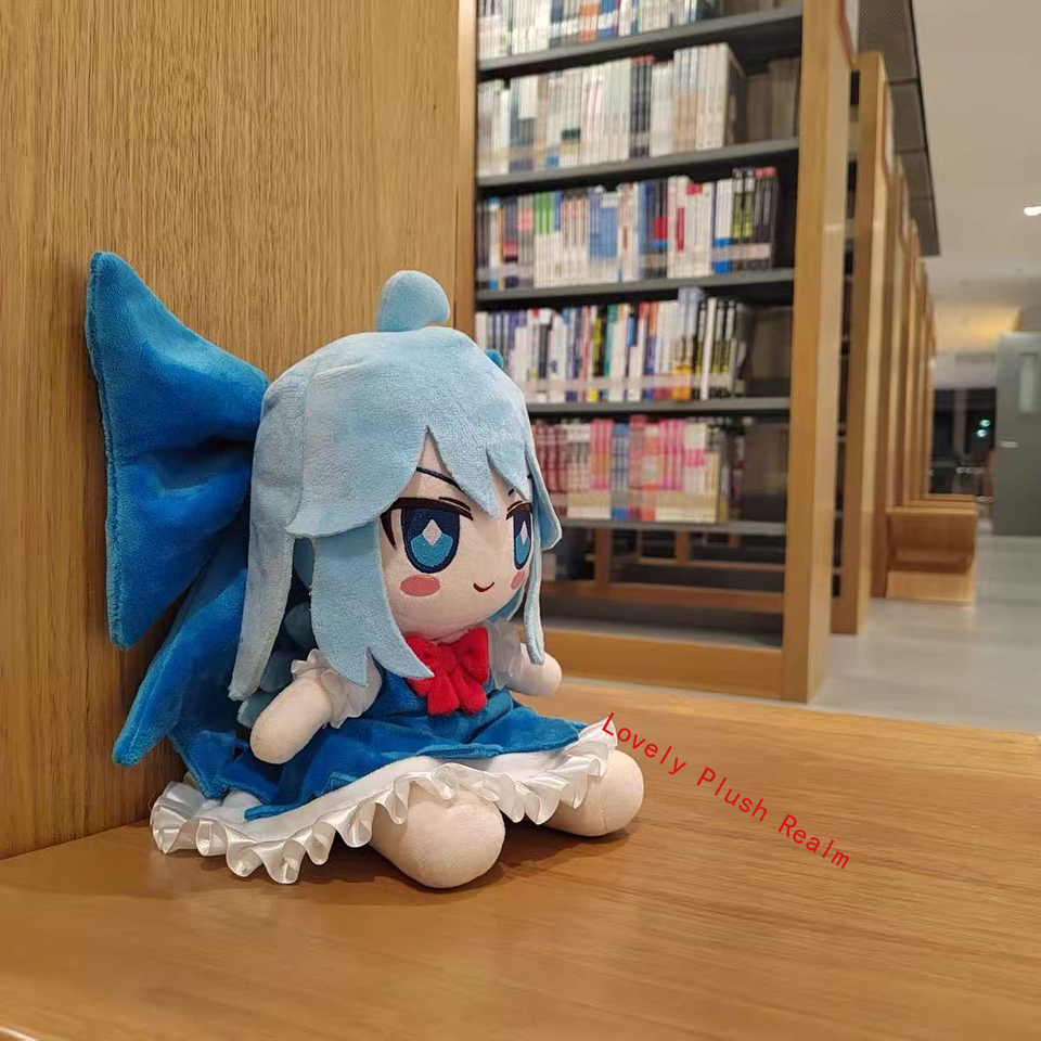 TouHou Project Cirno Fuwa Fumo Plush Doll Stuffed Toy Dress up Plushie ...