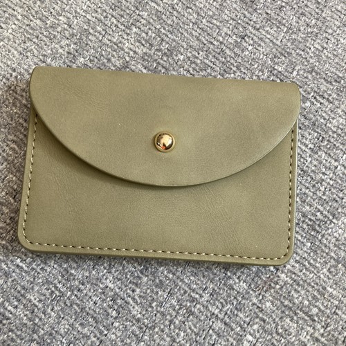New! Universal Thread Wallet/Coin Purse Green Faux Suede Leather Wallet ...