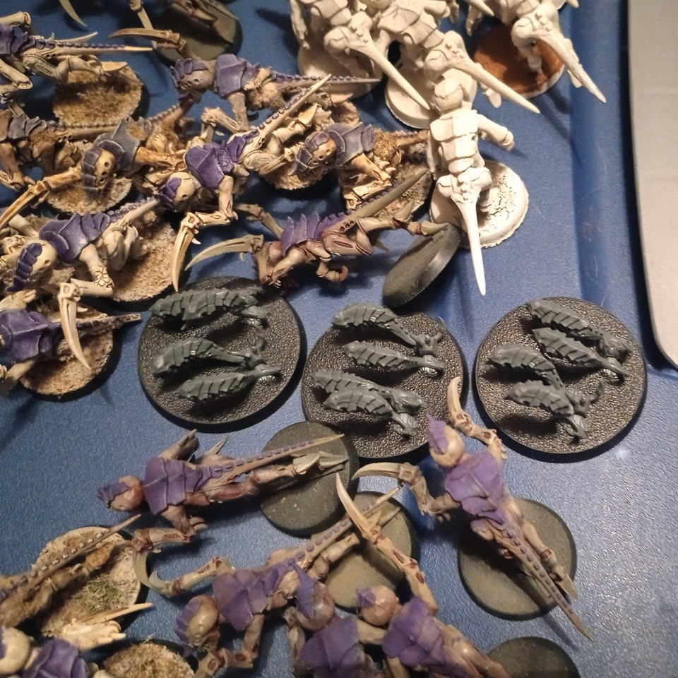 Warhammer 40k Tyranid Army Lot Built/ Some Painted | eBay