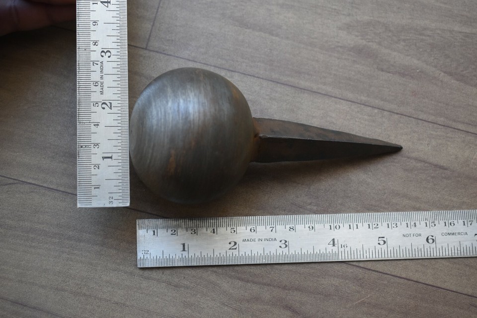 Vintage iron Ball Anvil Blacksmith Hardy Tool Stake mashroom anvil tool ...
