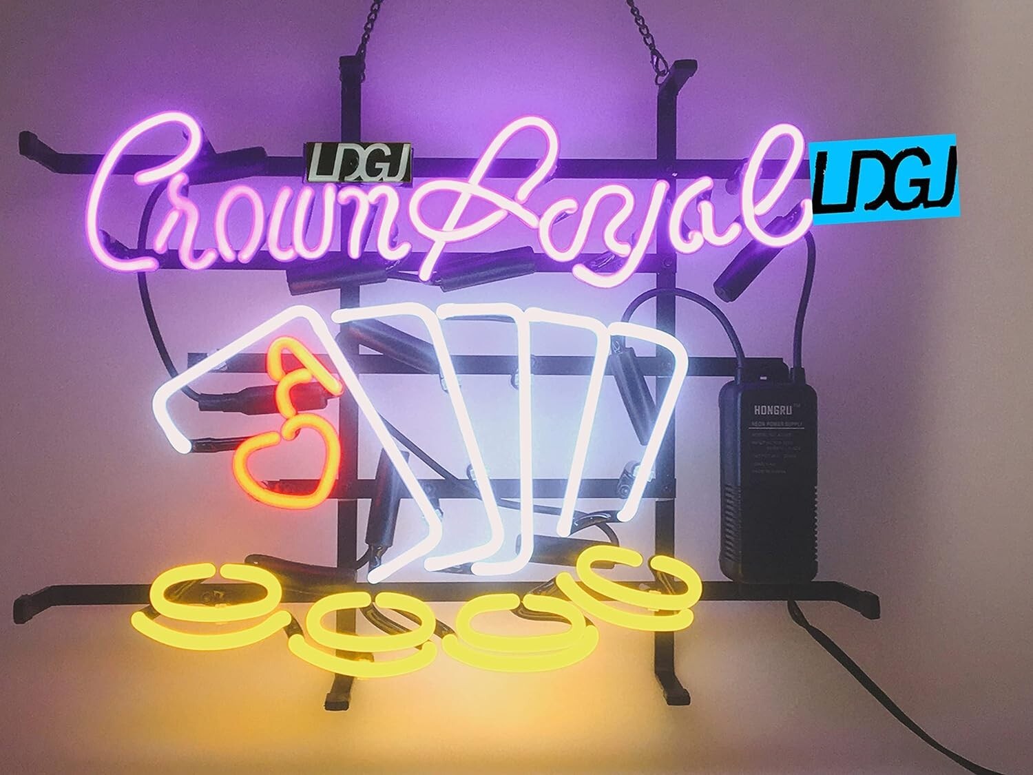 CROWN ROYAL NEON Light Sign 17"x13” Eco friendly | eBay