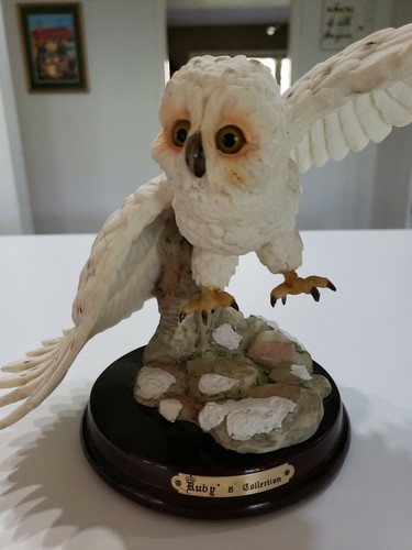 THE CROSA COLLECTION Snowy OWL FIGURINE Statue Vintage | eBay