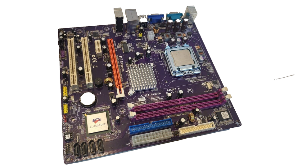 ECS EliteGroup 945GCT-M LGA 775 Intel Core 2 Duo Desktop CPU ...