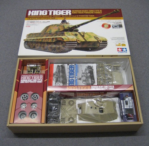 Tamiya RC Kit King Tiger Porsche Turret Panzer Tank 56007 NEW NIB ...