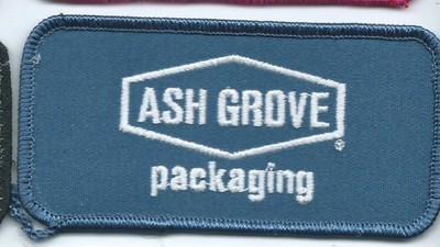 Ash Grove Packaging employee patch 2 X 4 Little Rock AR | eBay