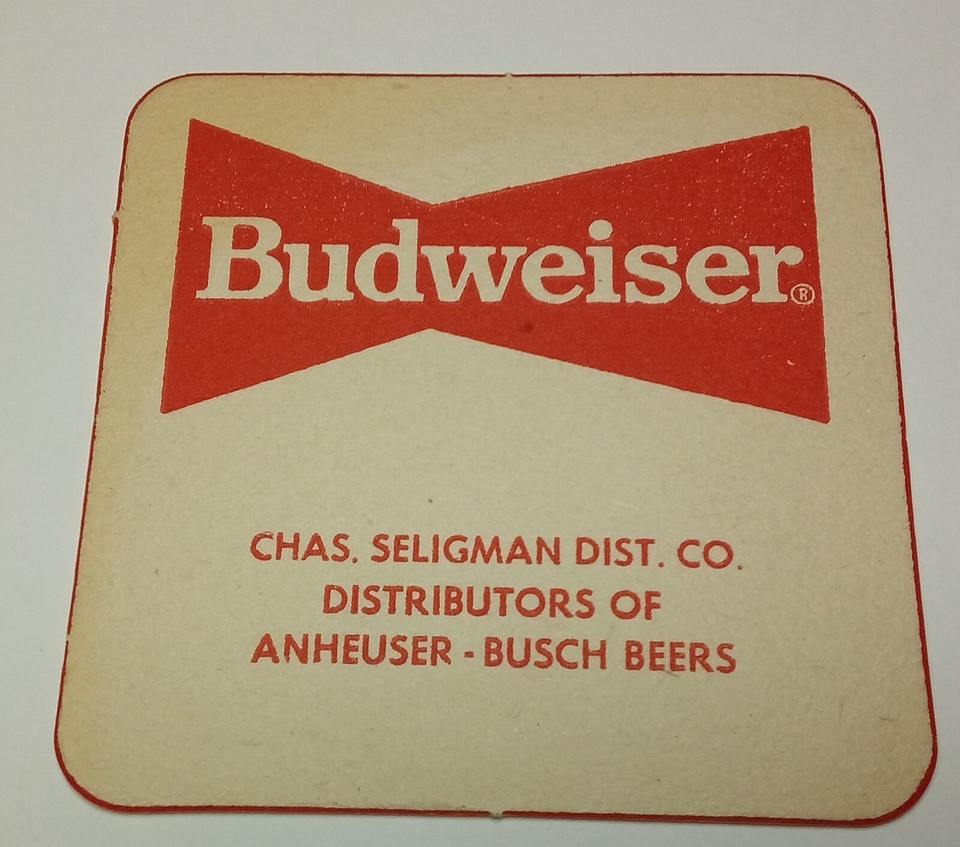 BUDWEISER BREWING CO of ST LOUIS MO "BUDWEISER-CHAS SELIGMAN" BEER ...