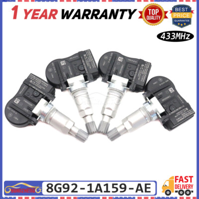 New TPMS Tire Pressure Sensor 4pcs For Volvo S60 S80 V60 XC70 8G92 ...