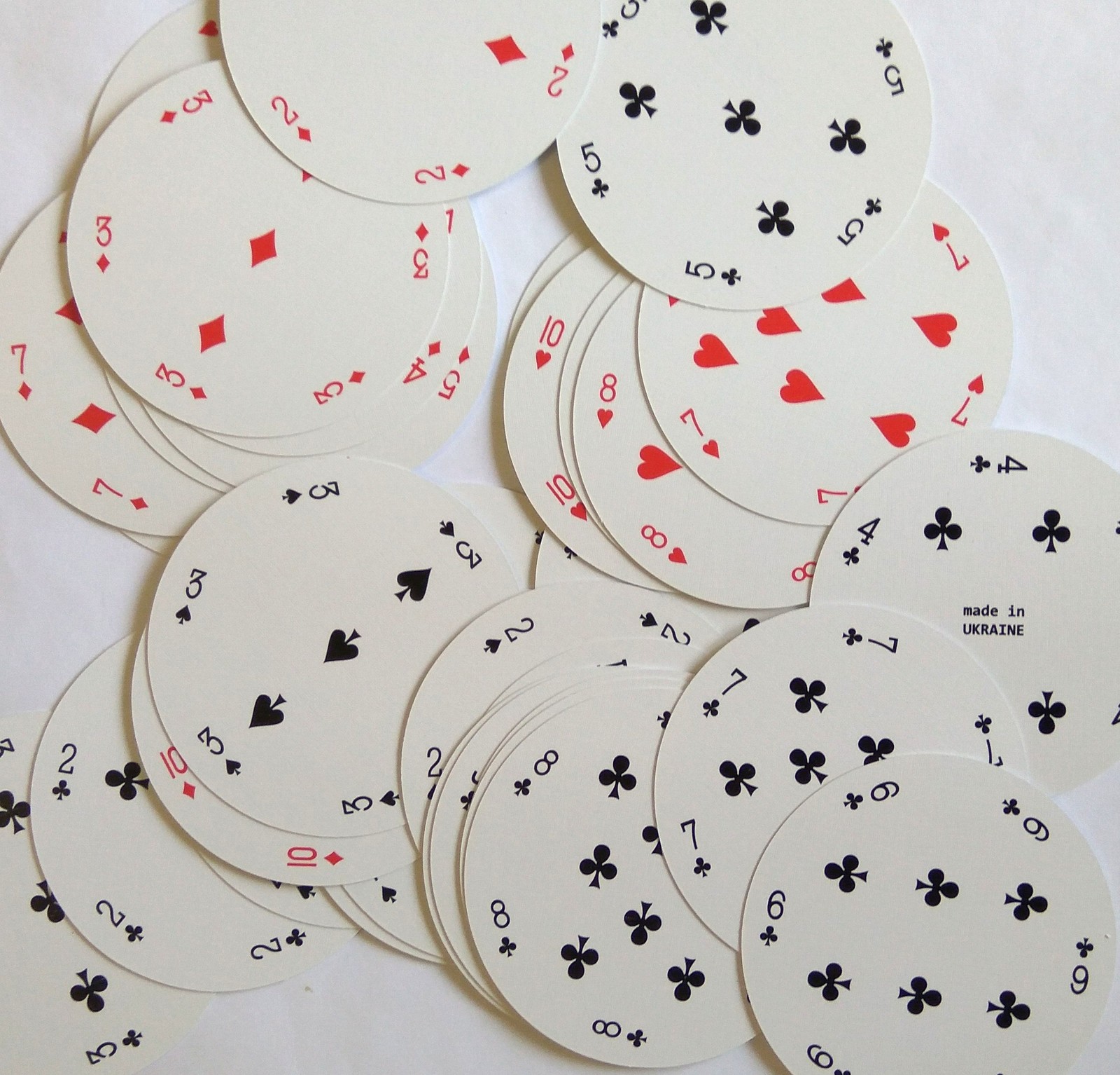 Deluxe Deck of 54 Round Ukrainian Playing Cards Ukraine Original | eBay