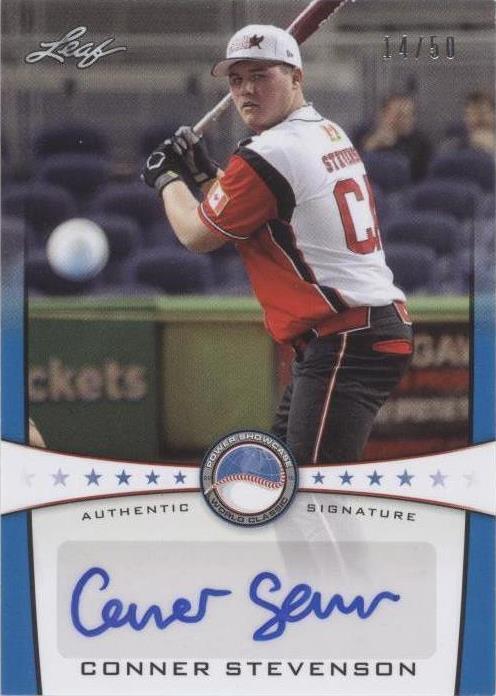 2013 Leaf Power Showcase - Autographs Conner Stevenson #PSA-CS1 /50 (AU ...
