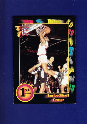 Ian Lockhart 1991-92 Wild Card 1st Edition Basketball #97 (NM ...