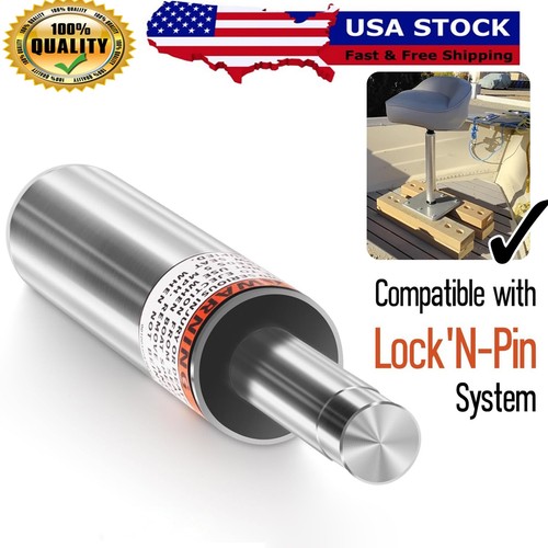 SP-2064 Lock'N-Pin 3/4" Boat Seat Pin Post Non-Threaded Fit for Pontoon ...