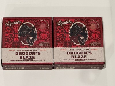 Dr. Squatch Game of Thrones Drogon's Blaze Soap Lot of 2 Limited ...