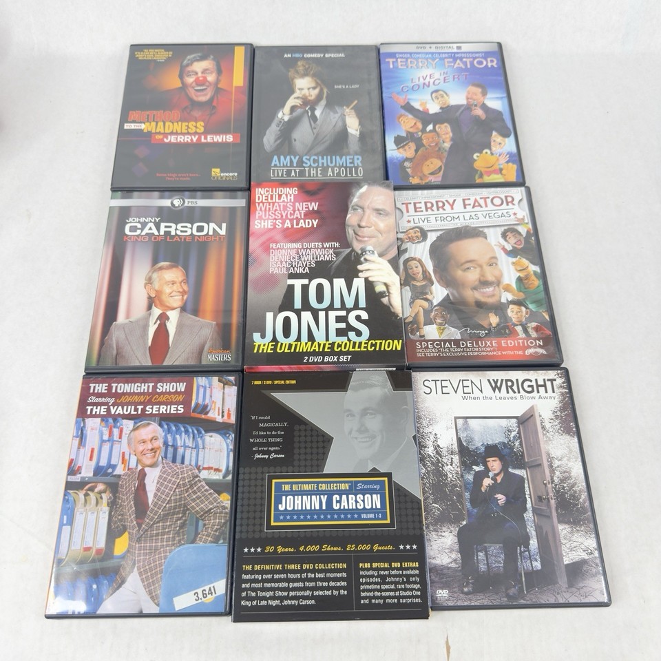 HUGE Stand Up Comedy DVD Lot of 30 Pryor Saget Carlin Cosby Hart ...