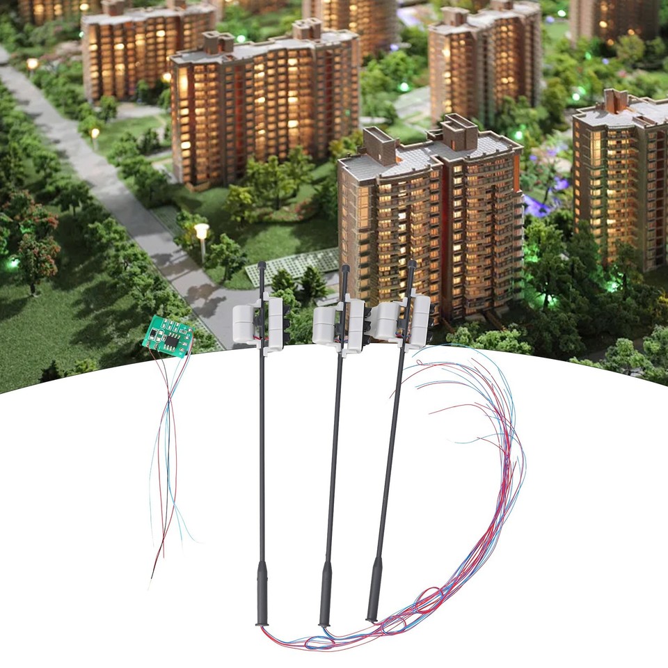 Pedestrian Safety 3 Pieces G Gauge Traffic Lights with Pedestrian ...
