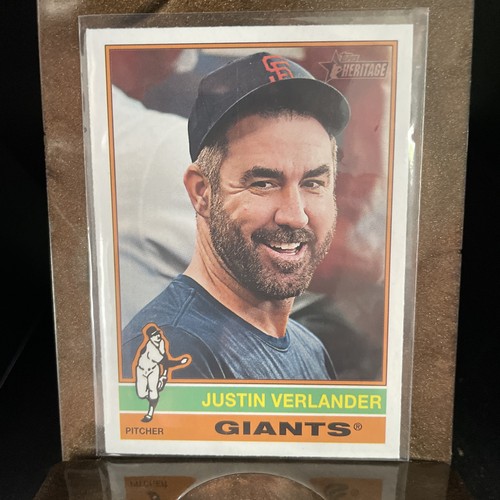 Justin Verlander Topps 2025 Heritage Image Variation SP | eBay