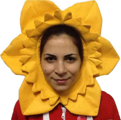 JOBLOT St davids welsh DAFFODIL HAT wales Cymru dragon rugby football ...