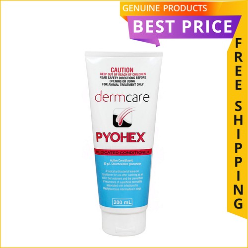 Pyohex Medicated Conditioner for Dogs 200 mL Dermatitis Prevention Free ...