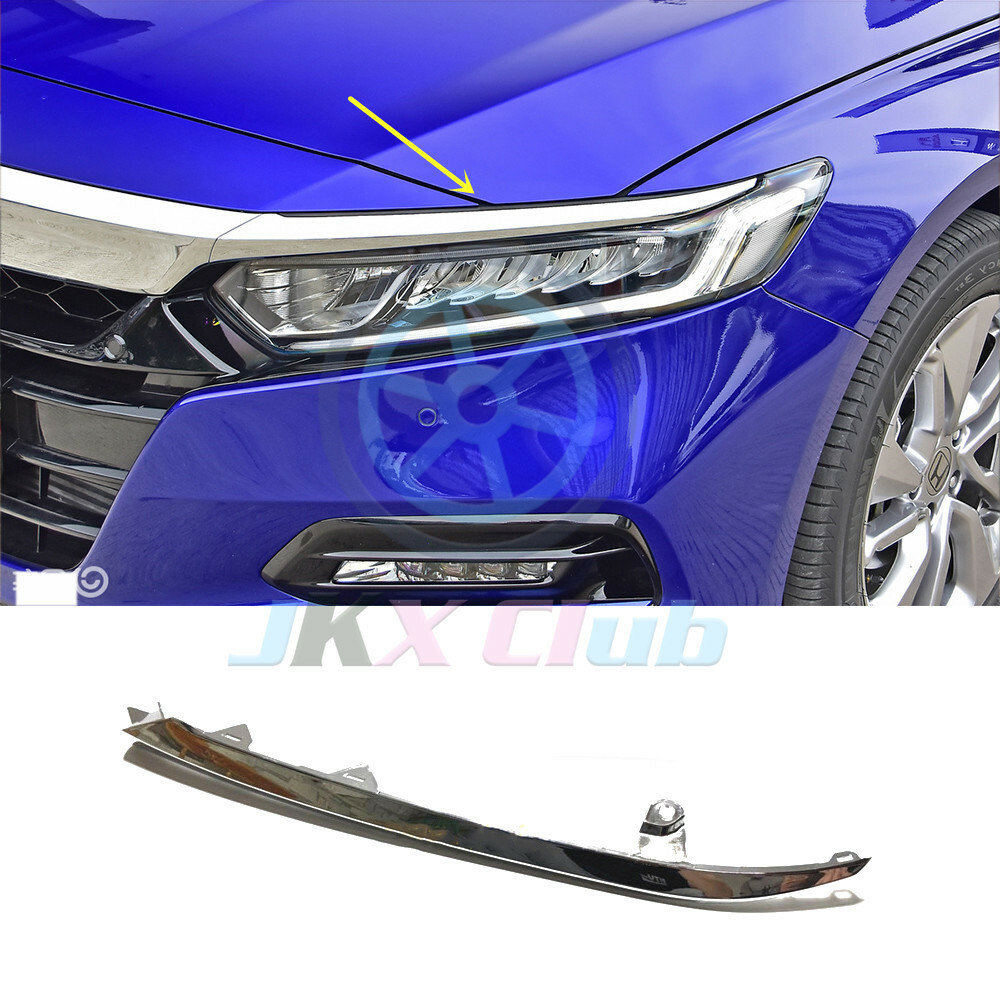71167TVAA11 Left Grille Extension Chrome Trim Molding For Honda Accord ...