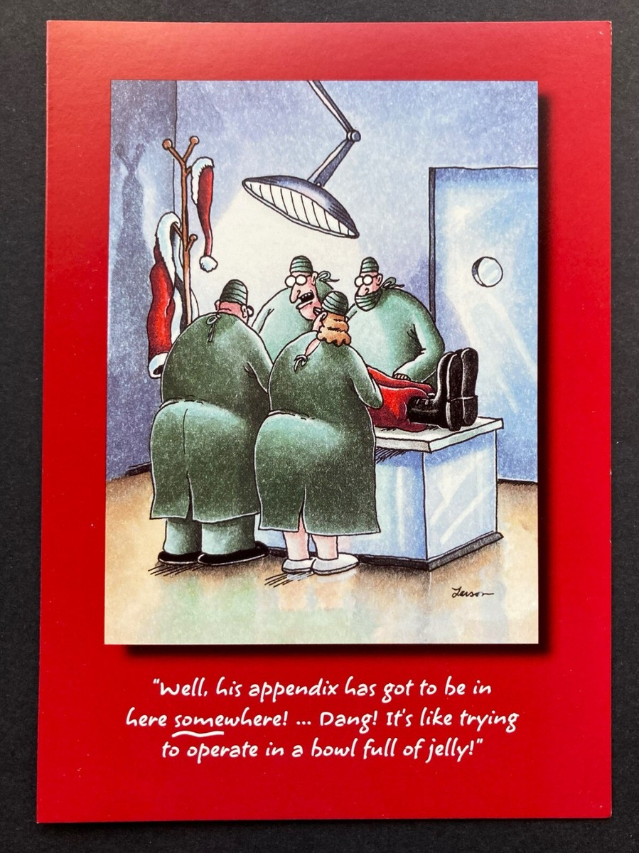 Gary Larson Far Side Christmas Cartoons The Far Side® Comic Art Print