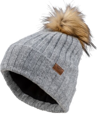 Fly Racing Snow Womens Pom Beanie OSFM Heather Gray 22-3252 GREY | eBay