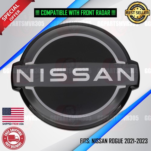 2021-2023 Nissan Rogue Front Grille Emblem New Style Outline 62890 ...