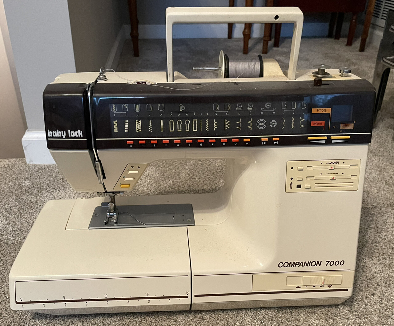 Vintage BABY LOCK Companion 7000 Heavy Duty Embroidery Sewing Machine ...