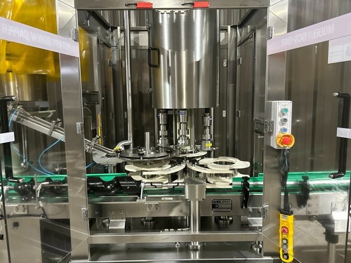 2016 SK Pack Bottling Line Bottle Rinser, Filler Capper Sleeve Labeler ...