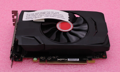 XFX Radeon RX 560D Single Fan OC 2GB GDDR5 VRAM 896 CUBA Cores *USED ...