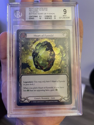 Flesh And Blood Welcome to Rathe Heart Of Fyendal Fable Rainbow Foil ...