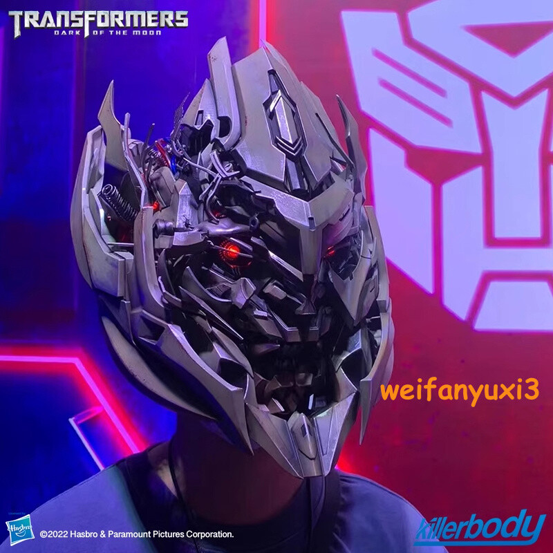 Killerbody Transformers Megatron Wearable Helmet Mask Voice Control Cos ...