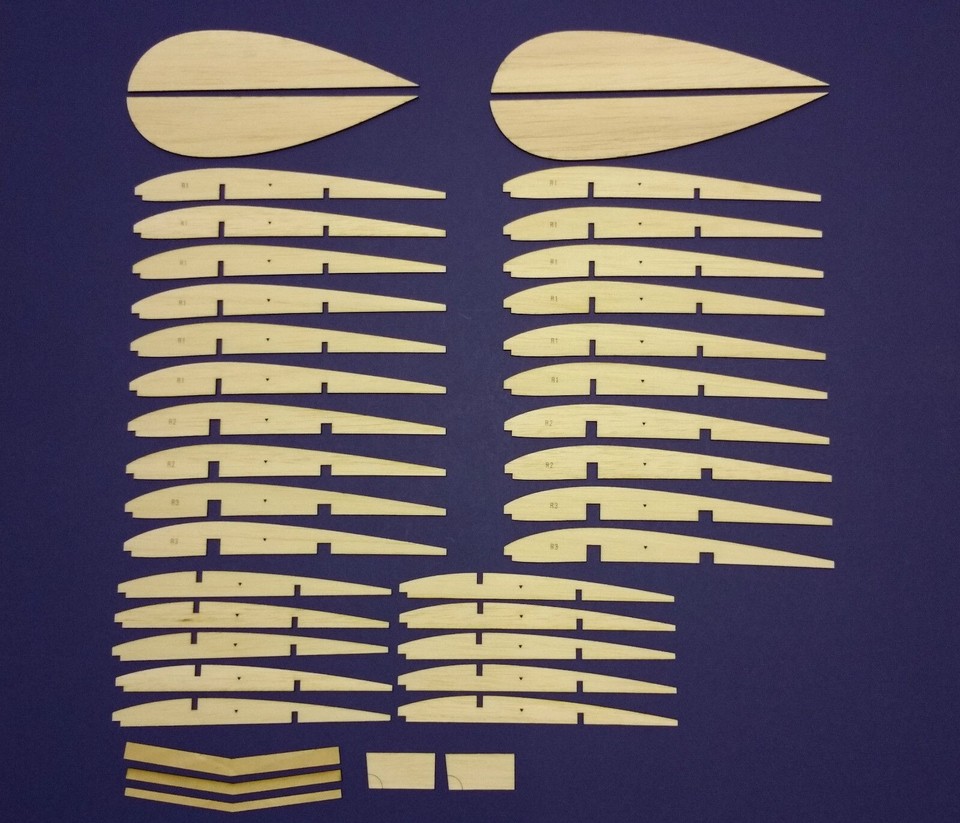 Deacon by Veron ~ Vintage Free Flight Cabin Model ~ Laser-cut Balsa ...