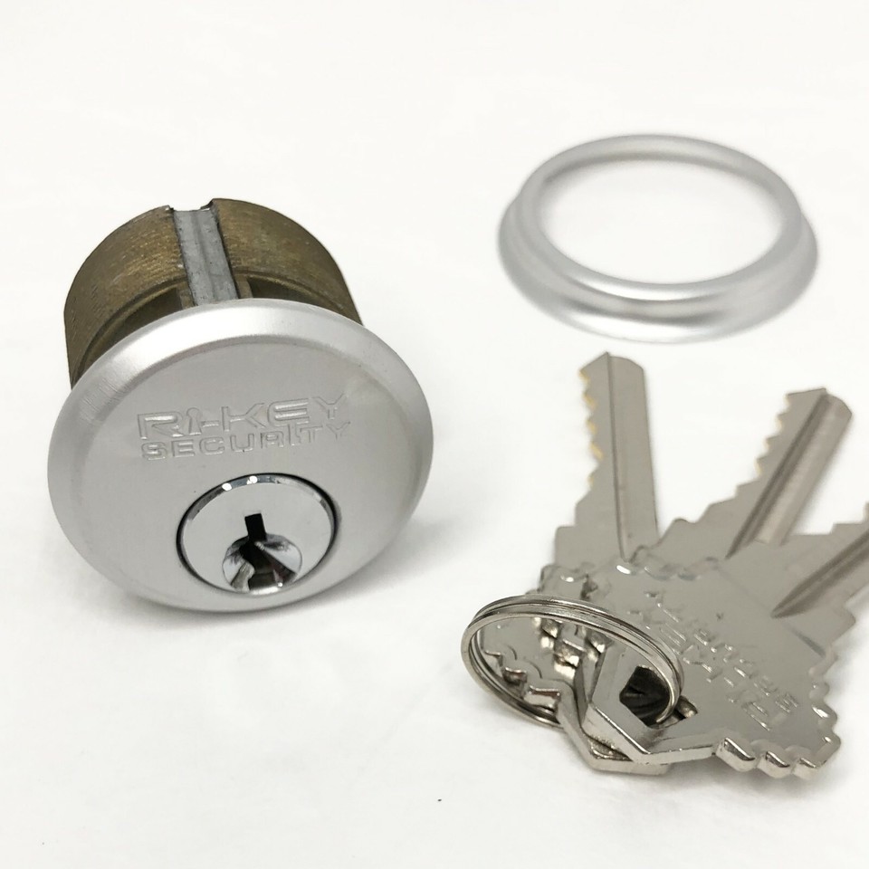 New Keyed and T-Turn Mortise Cylinders 1" for Store Front Door Adams ...