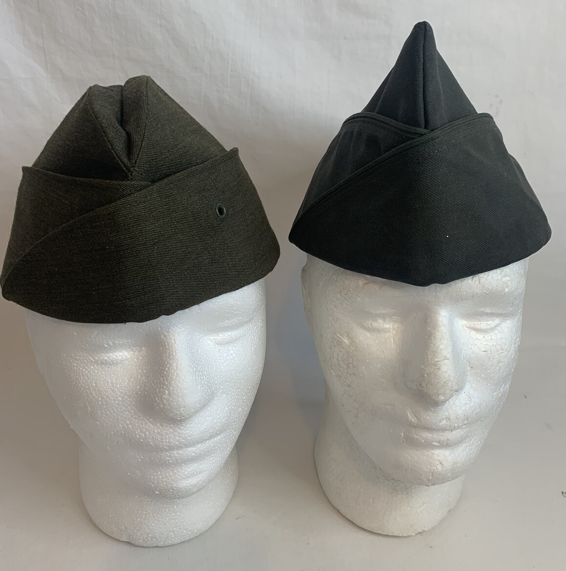 US Army & Marines Garrison Envelope Caps Hats DSCP AG-344 Size 7 1/4 ...