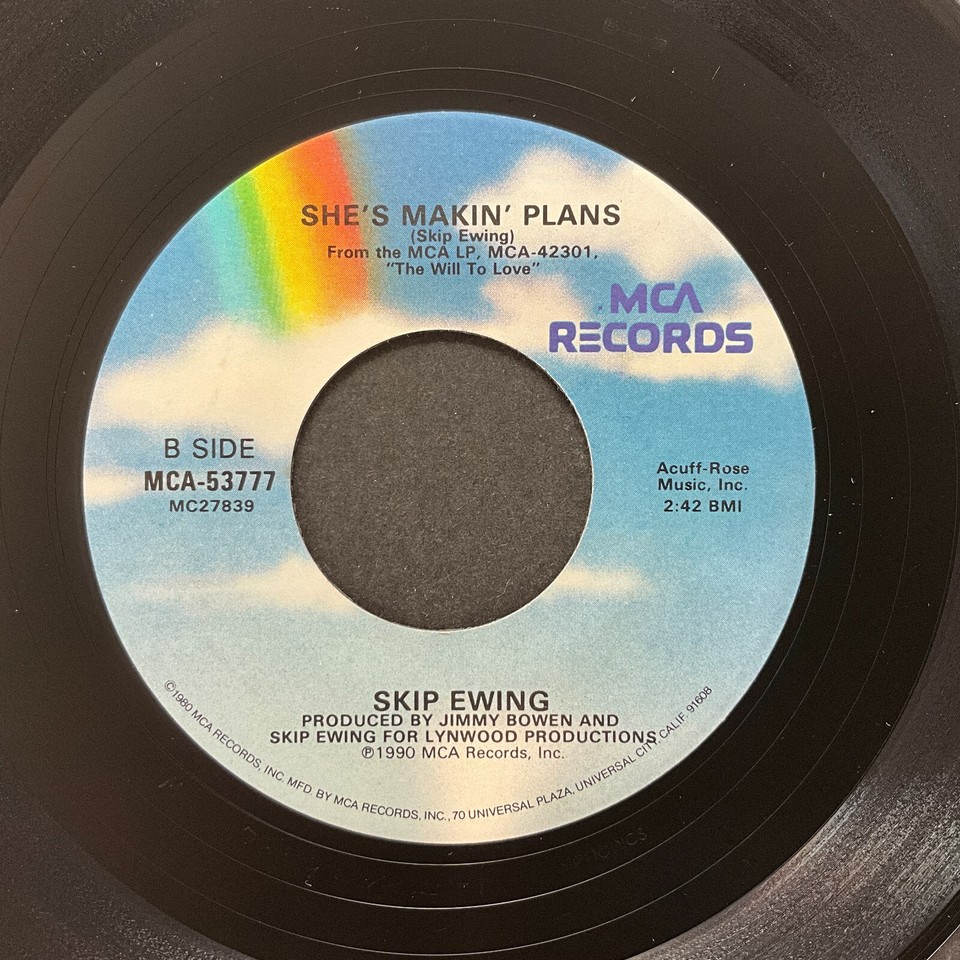 Skip Ewing, If A Man Could Live On Love Alone / She's Making, 7" 45rpm, Vinyl NM | eBay