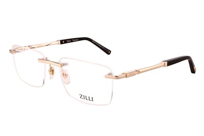 Brand New 2025 ZILLI Men Eyeglasses ZI60063 C01 Authentic France Frame ...