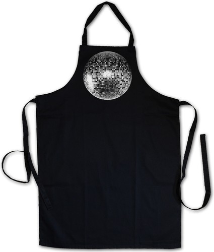 DISCO LIGHT I BBQ COOKING APRON Retro Oldies Nerd Techno Club Mirror ...