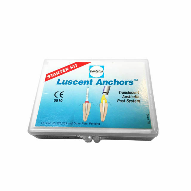 Dentatus Luscent Anchors Translucent Aesthetic Post System Starter Kit ...