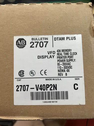 Allen Bradley 2707-V40P2N DTAM Plus Ser C Operator Interface Panel | eBay