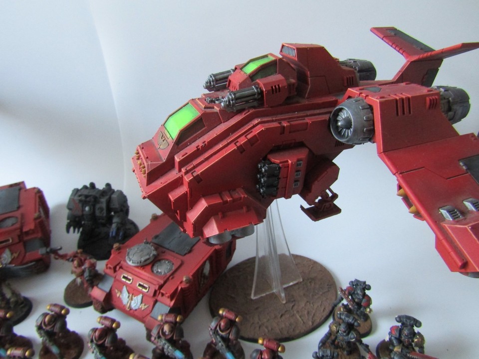 WARHAMMER 40K - SPACE MARINES BLOOD ANGELS ARMY MANY UNITS TO CHOOSE ...
