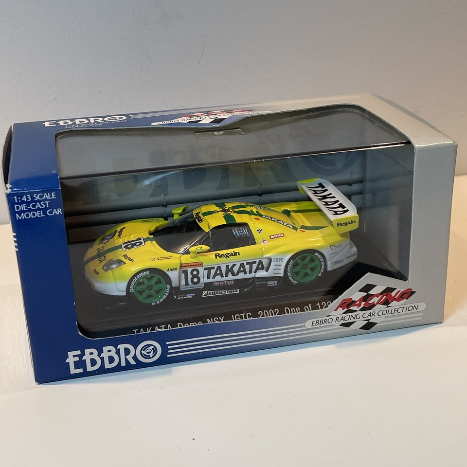 Ebbro TAKATA DOME NSX 2002 JGTC Die-cast Model JGTC 1/43 NEW | eBay