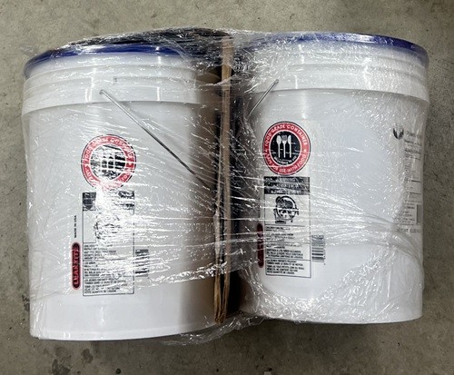 Two 10 lb buckets of Instant Non Fat Powered Milk Survival Ration MRE ...