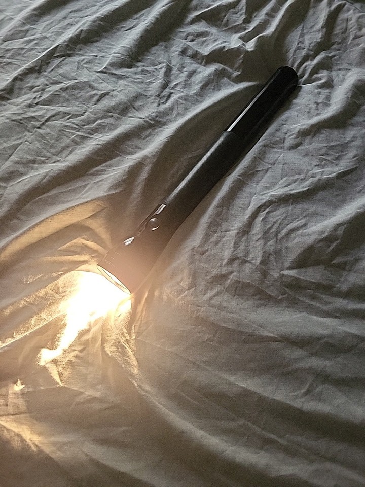 Mag-Lite 17" Black Metal Police Duty Flashlight/Torch 5 D Cell Battery ...