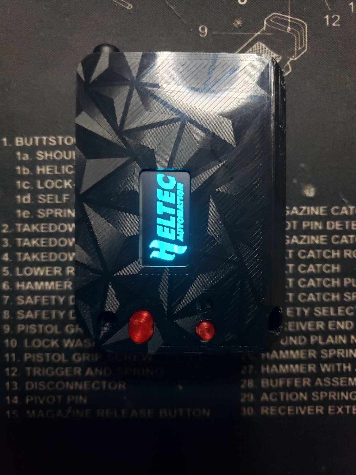 Heltec V3 {v3.1 & 3.2} Pager *OVERSIZED* HOLDS 2000mAh or larger (CASE ...